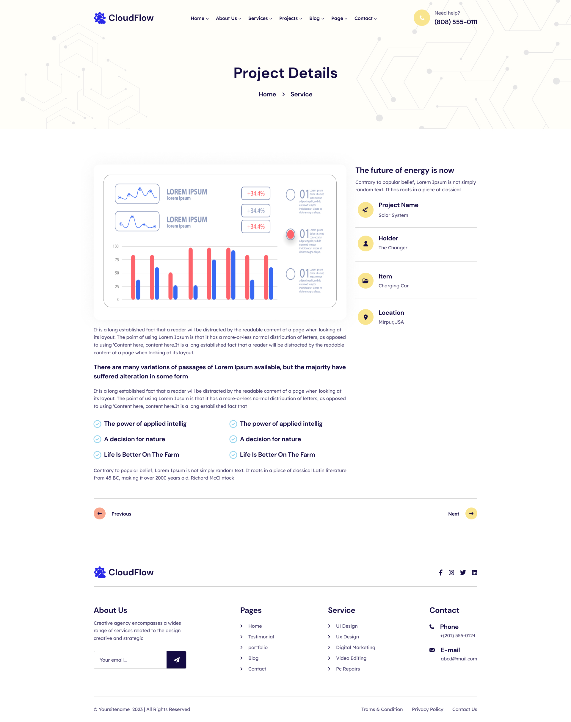 Cloudflow - SaaS & Software Startup PSD Template by DesignCurved | ThemeForest